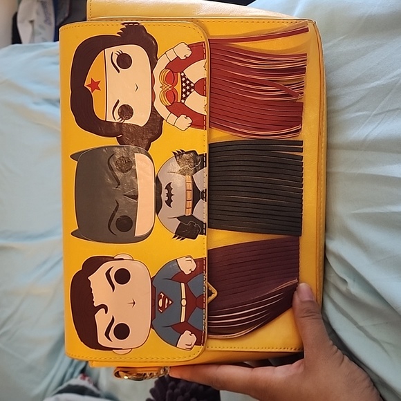 Loungefly | Bags | Loungefly Dc Comics Superman Batman Wonder Woman Pop ...